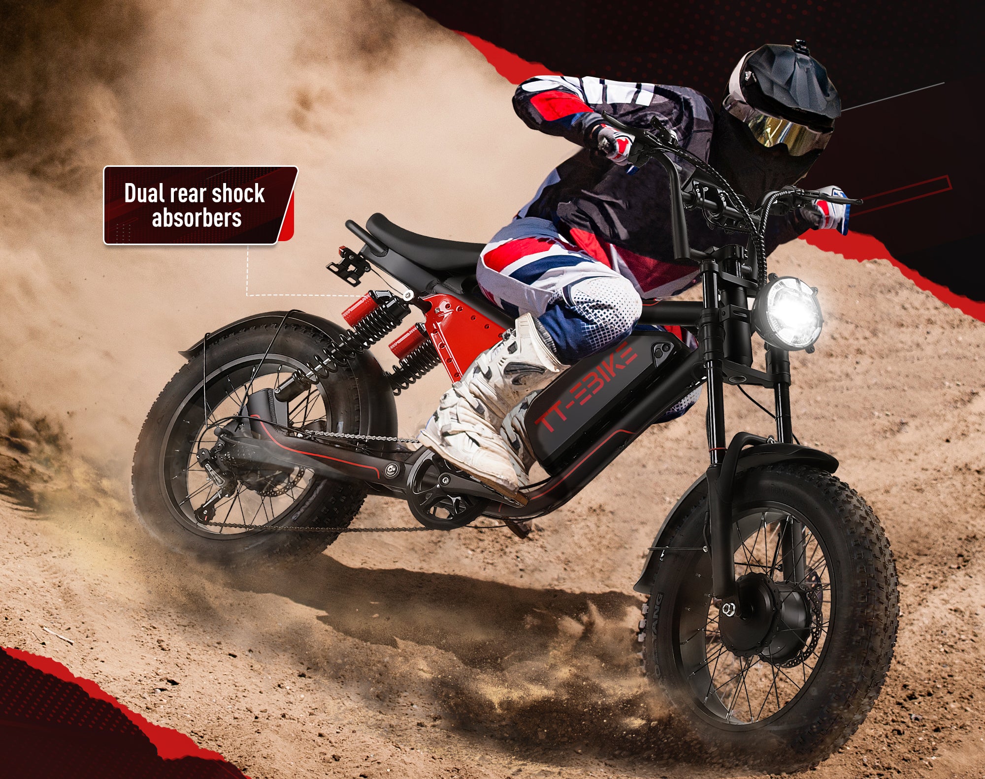 🚲 Experience the Thrill: Introducing the TT-EBIKE 2000W Dual Motor Ele