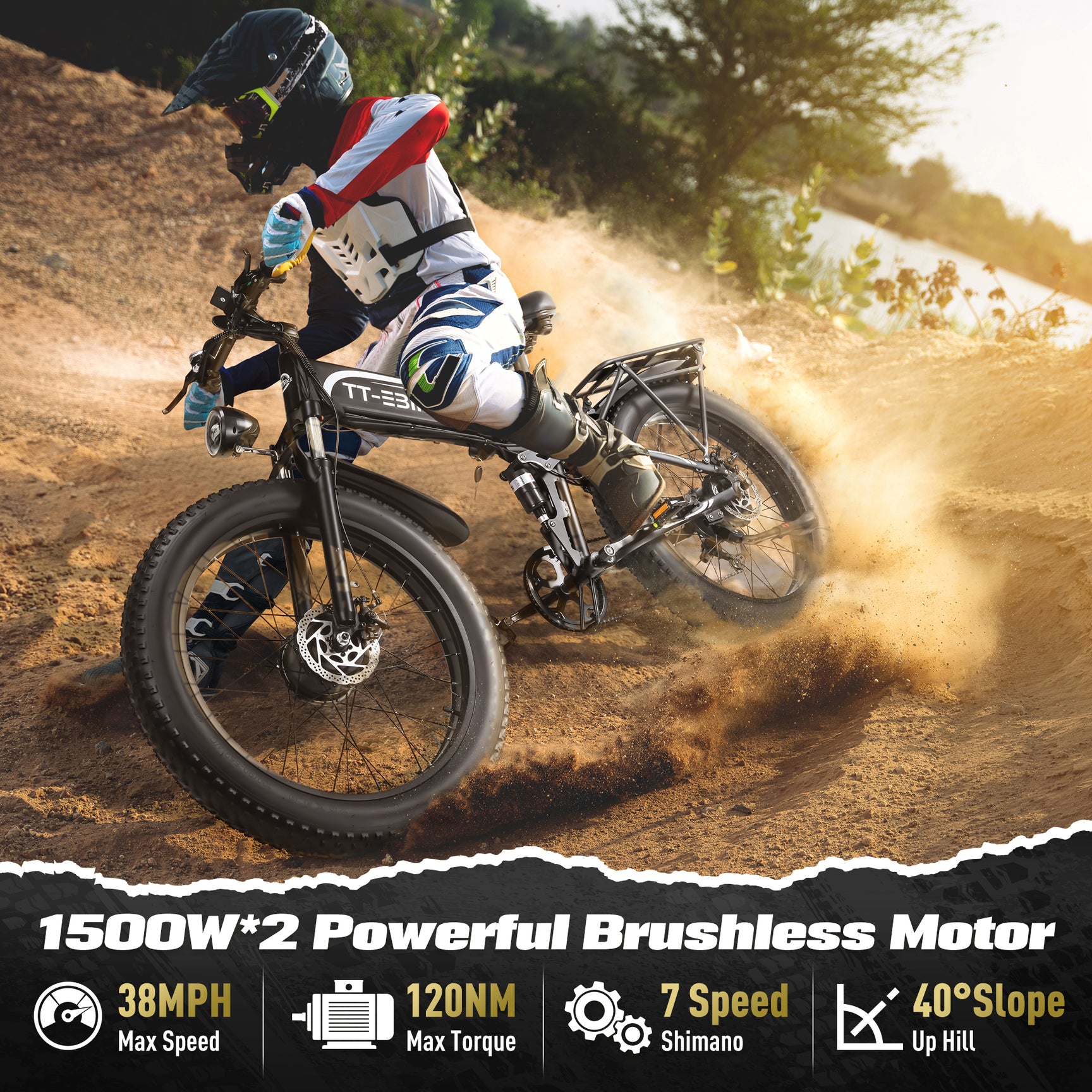 Explore More with Power: The TT-EBIKE 3000W - Ultra-Powerful Dual Motor ...